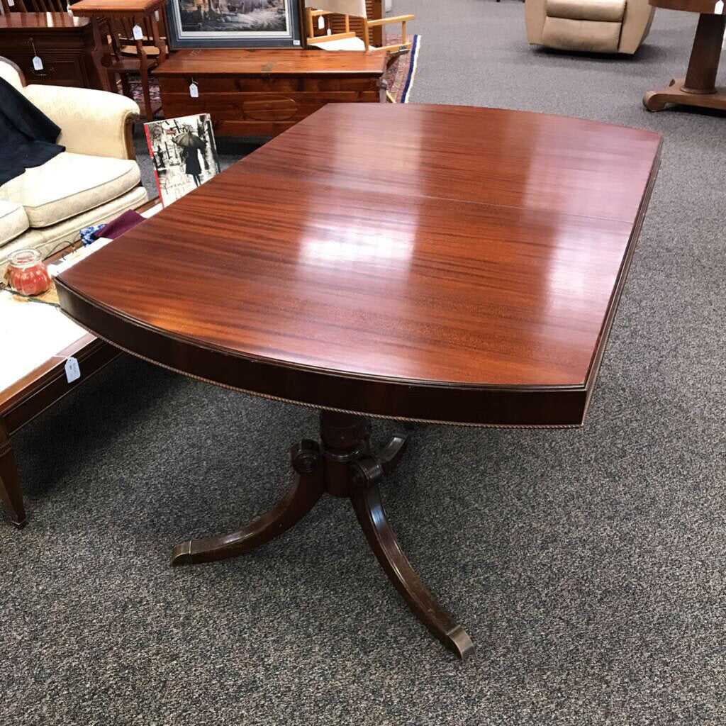 Mahogany Table w/2 12" Leaves (30x62x42) – Main Street Estate Sales