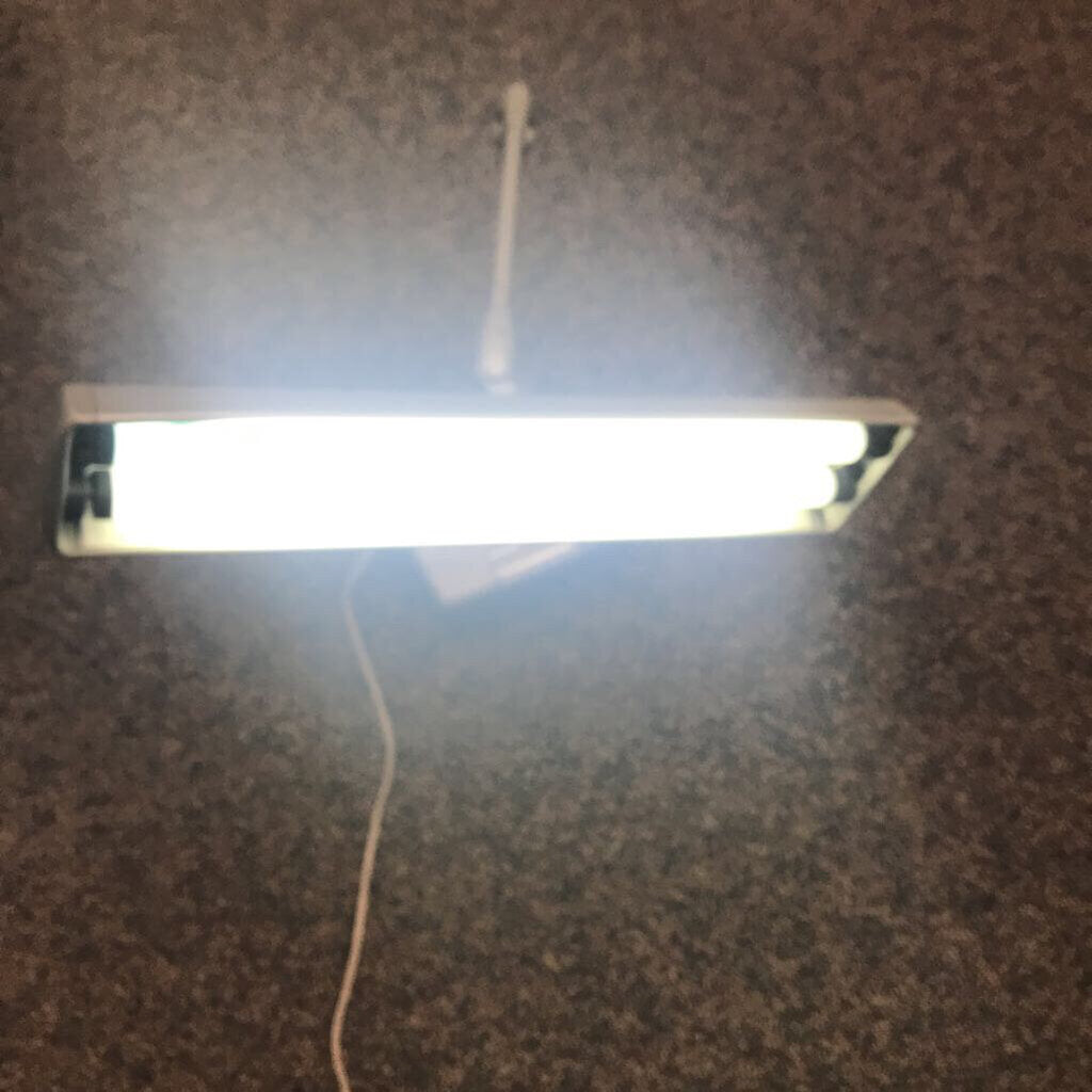 MCM Vintage Dazor Floating Fixture Model 2324 Gray Lamp Works, USA (25 ...