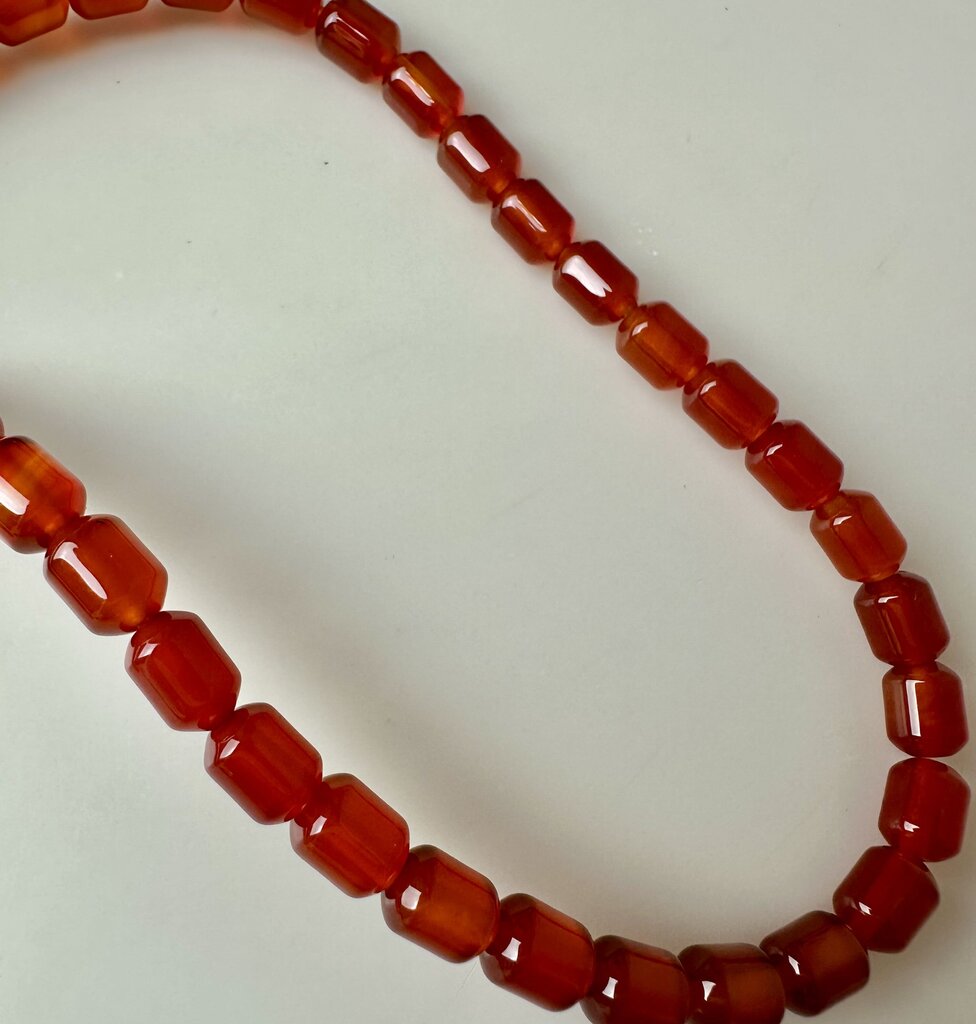 Fire Opal 8x6mm Tube Bead Strand (15.5") – Main Street Estate Sales