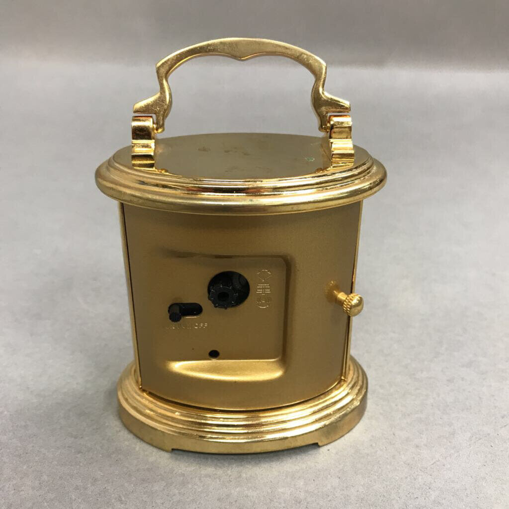 Seiko Peyton Carriage Alarm Clock Gold (4") – Main Street Estate Sales